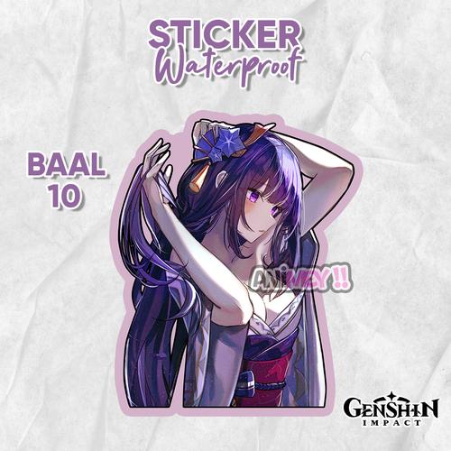 Jual Stiker Baal Raiden Shogun Genshin Impact / Sticker Anime ...
