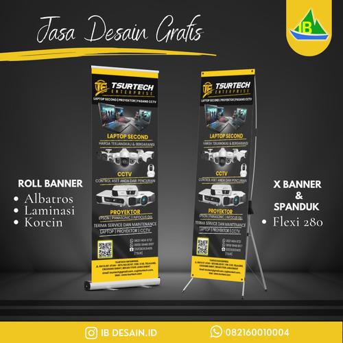 Jual Jasa Desain Banner Roll Banner, X- Banner, Spanduk, Builboard ...