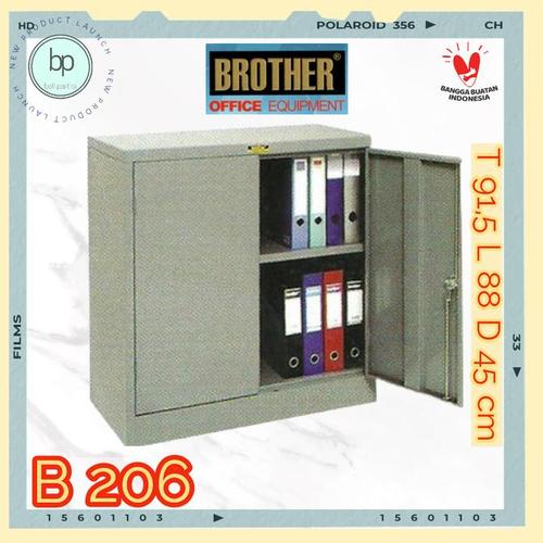 Jual Lemari Arsip Besi Pendek Brother B-206 Lemari File Besi Pintu Ayun ...