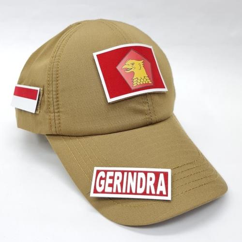 Jual Topi Tactical Logo Partai Politik BERKARYA - GERINDRA - TOPI ...