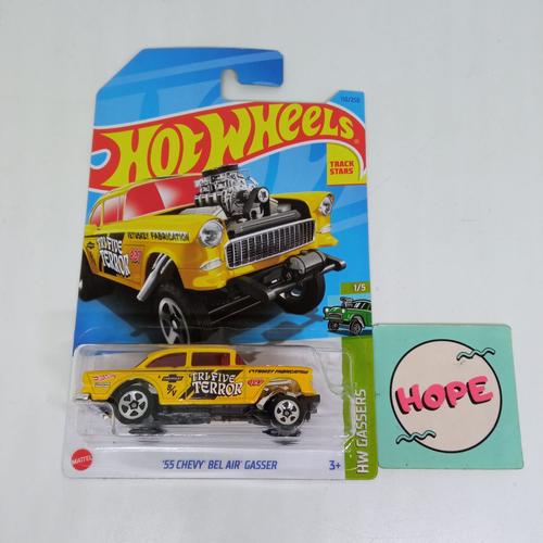 Jual Hot Wheels 55 Chevy Bel Air Gasser Diecast HW Gassers Original ...