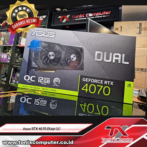 Promo ASUS Dual RTX 4070 OC Edition 12GB GDDR6X | VGA Gaming RTX 4070 ...
