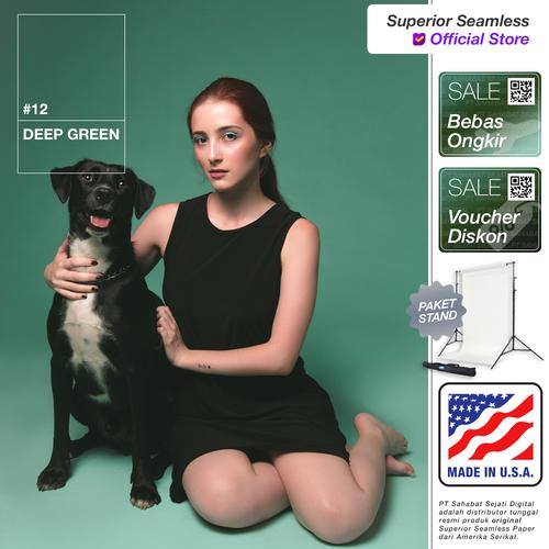 Promo Background Paper Kertas Polos Seamless Studio 2.7x11M 12 Deep ...