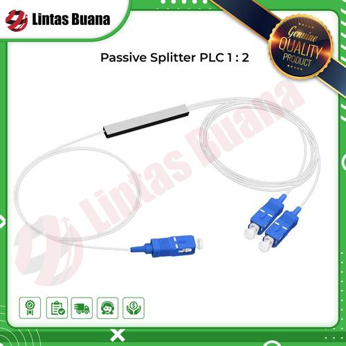 Jual Passive Splitter PLC 1-2 SC UPC Fiber Optik / PLC Splitter 1:2 SC ...