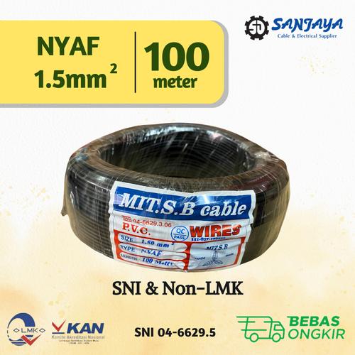 Jual Kabel Listrik Serabut NYAF 1.5mm 1,5mm Mitsuba Mit.S.B 100meter ...