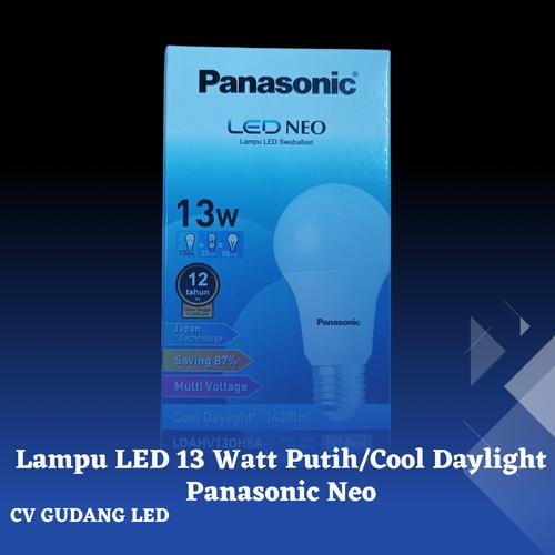 Jual Lampu LED 13 Watt Putih/Cool Daylight Panasonic Neo - Kab. Sleman ...