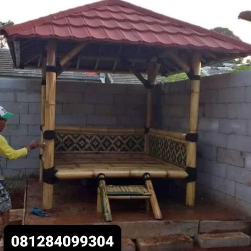 Jual SAUNG BAMBU ATAP SPANDEK/GNTENG METAL UKURAN 2X2 - Kab. Bogor - UB ...