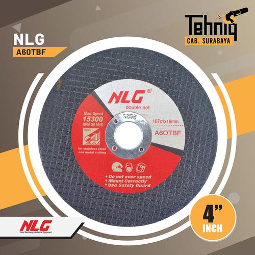 Jual NLG GRINDING WHEEL A24S 180X6X22 MM 7 INCH MATA PISAU GERINDA POLE ...