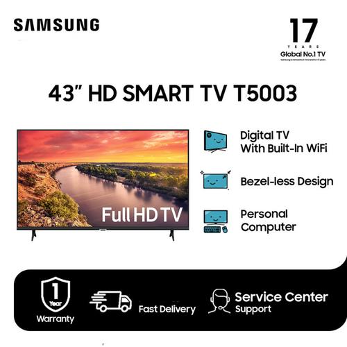 Jual Samsung 43T5003 43" T5003 Smart HD LED TV UA43T5003AKXXD UA43T5003 - Jakarta Barat ...