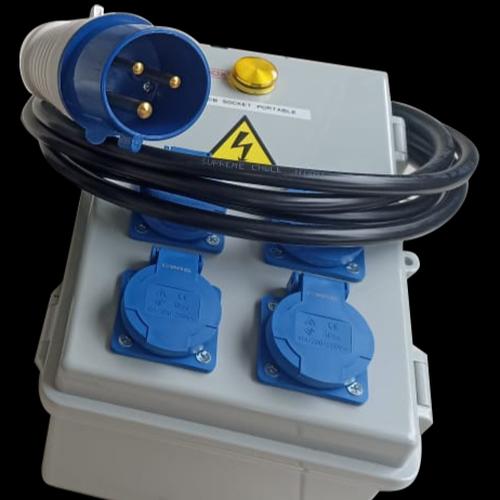 Jual ELCB 2P 30mA / RCCB Socket Portable box , kabel roll , Stop Kontak ...