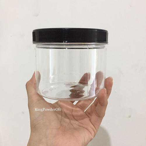 Jual Toples Tabung Premium Super Tebal 500 ml / Toples Jar Cylinder - Hitam - Kota Tangerang ...