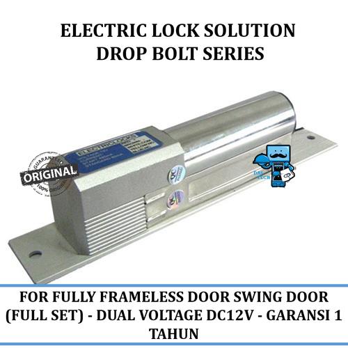 Jual Electric Lock Drop Bolt Series SOLUTION DB100 Original - Garansi ...