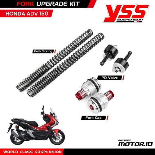 Jual YSS FRONT FORK UPGRADE KIT HONDA ADV 150 UPGRADE KIT SHOCK DEPAN - Kota Surabaya - PARTNER ...