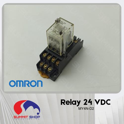 Jual Relay Omron MY4N-D2 24VDC + Soket 14 pin - Kota Cimahi - SUMMIT-SHOP | Tokopedia