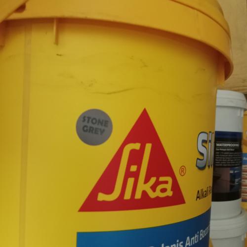 Jual SIKACOAT PLUS.CAT PELAPIS ANTI BOCOR/PAIL 22KG - stone grey - Kota ...
