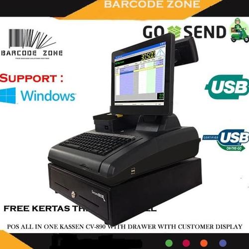Jual Mesin Kasir All In One Kassen Cv-890 Dengan Drawer & Customer ...
