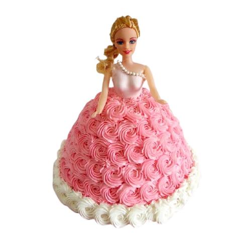 Jual CCA49 Cake topper barbie tusuk buttercream setengah badan Dekor ...