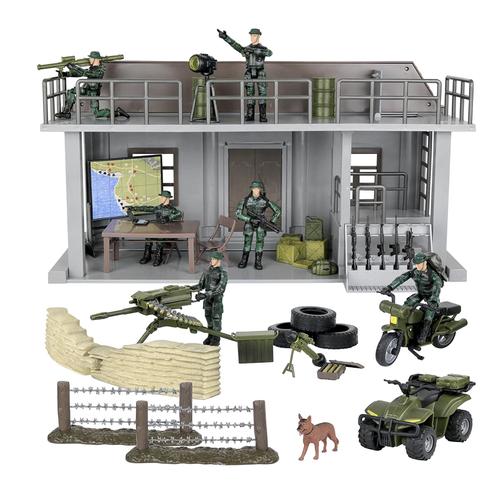 Jual Click N' Play Army Action Figure and Military Playset with Multi ...