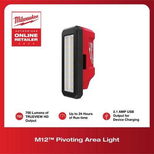 Jual Milwaukee M12 LED Pivoting Flood Light M12 PAL-0 - unit only ...