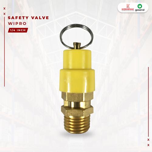 Jual Safety VAlve PENGAMAN Kompresor ANGIN drat luar 1/4 KECIL WIPRO ...