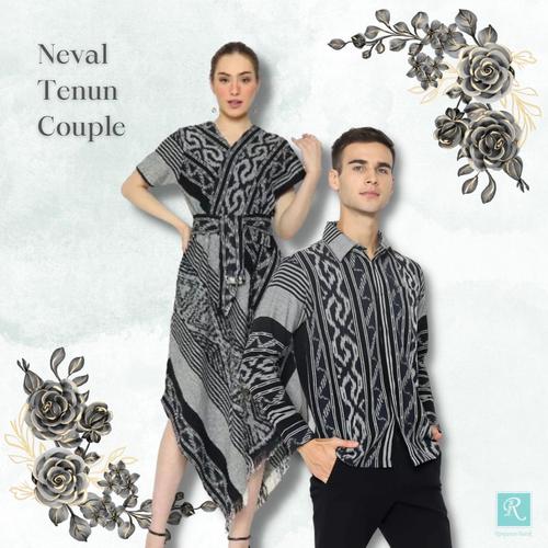 Promo Couple Neval Tenun - Couple Tenun - Couple Kekinian - Kemeja ...