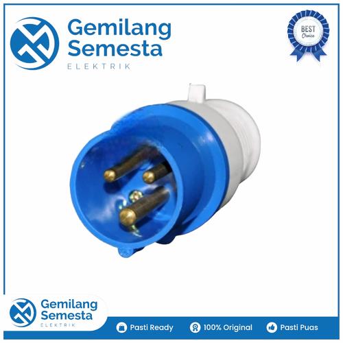 Jual Steker Genset 3 pin 16A Plug / colokan 3P 16 Ampere CEE-013 TAB ...
