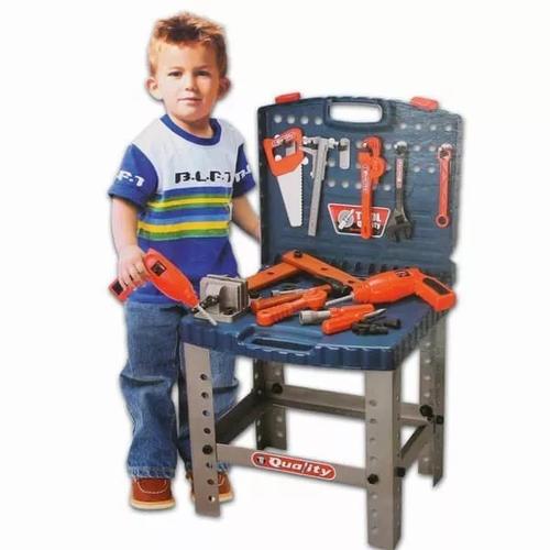 Jual Mainan Anak Laki laki edukasi tukang tukangan Tool Set Meja ...