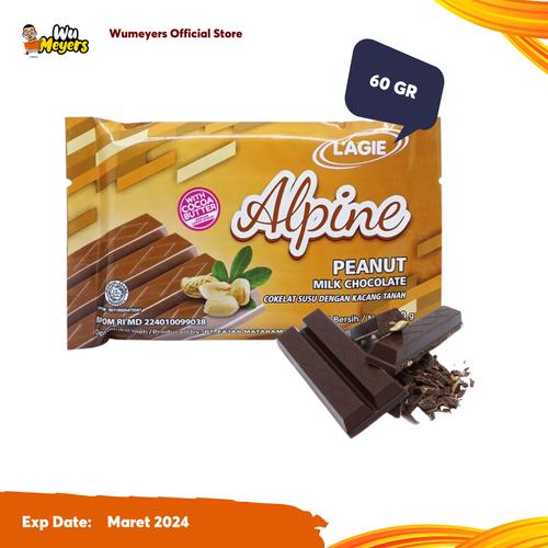 Jual Lagie Coklat Kacang Tanah Alpine Peanut 60gr - Kota Surabaya - Wu ...