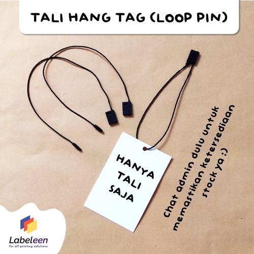 Jual Tali Hangtag baju lock pin nylon | Tali Handtag Hitam Premium Loop ...