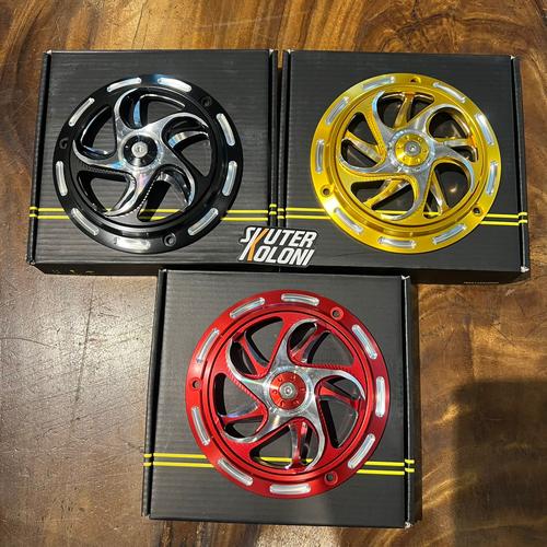 Jual CNC Cover Fan Spinner Spinning Vespa LX S Sprint Primavera GTS ...