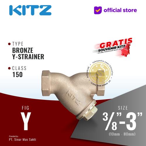 Jual Y Strainer Bronze KITZ Fig. 150 Y , Drat / Screw - 3/4" - 20mm - Jakarta Pusat - KITZ valve ...