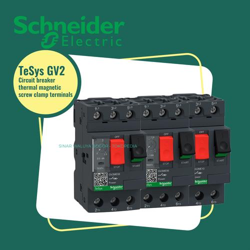 Jual GV2-Circuit breaker-thermal-magnetic GV2ME06/07/08/10/14 - GV2ME14 ...