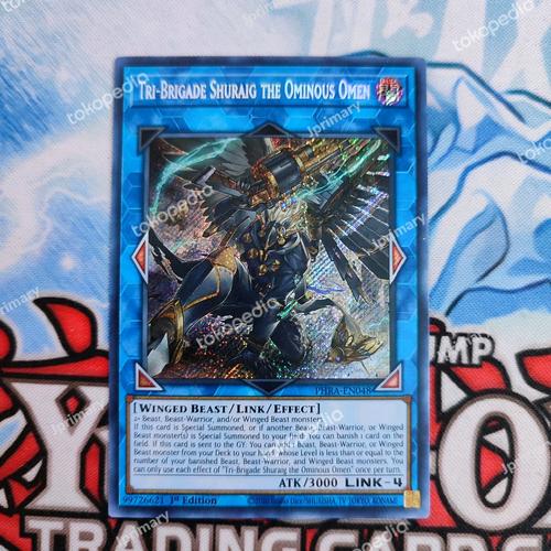 Jual yugioh tri brigade shuraig the ominous omen PHRA secret rare ...