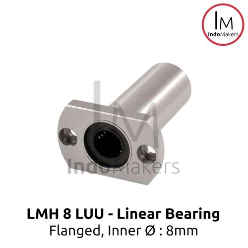 Jual LMH8LUU / LMH 8 LUU Longer Linear Motion Flange Bearing - Kota ...