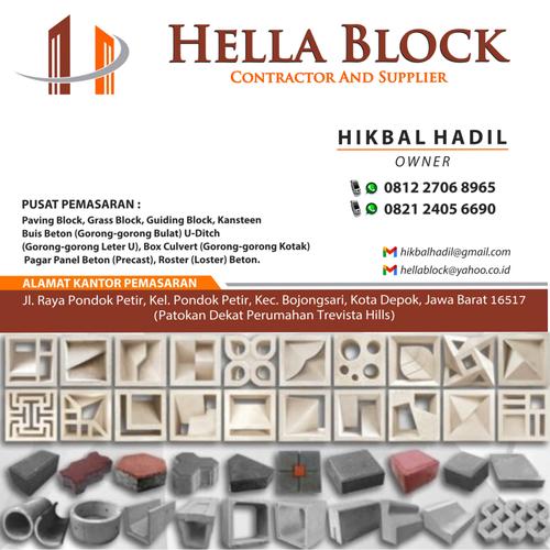 Jual Loster, Roster, Paving Block, Grass Block, Kanstin, Buis Beton ...