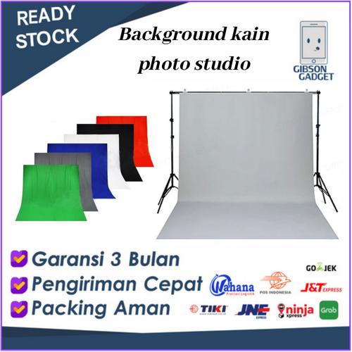 Jual Background Photo Studio ukuran 3m x 3m 6 warna Kain Backdrop ...