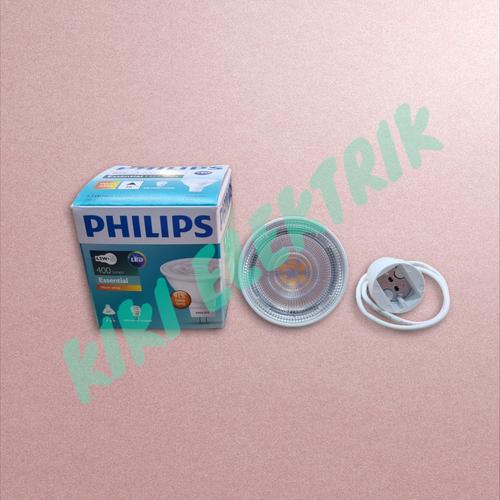 Jual Lampu Sorot PHILIPS 4,5 Watt MR16 Fitting Tusuk 220V / Spot Light LED - Warm White ...