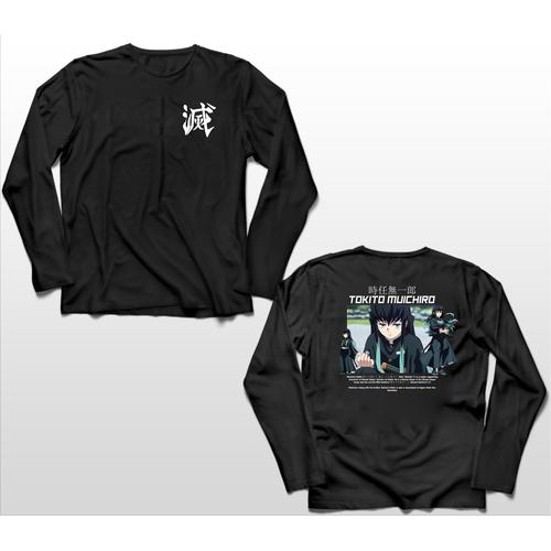 Jual KAOS LENGAN PANJANG DEMON SLAYER TOKITO MUICHIRO MIST HASHIRA BIG ...