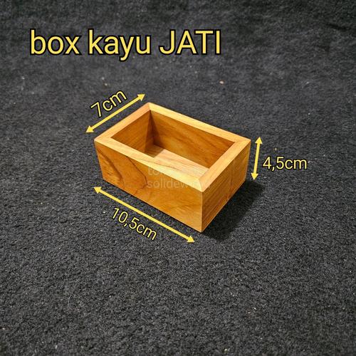 Jual Box Display tempat teh / gula kayu jati solid - Kota Bandung ...
