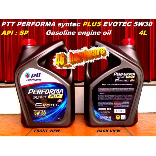Jual PTT PERFORMA SYNTEC PLUS EVOTEC 5W-30 5W30 OLI MESIN BENSIN GALON 4L - Jakarta Barat - 46 ...