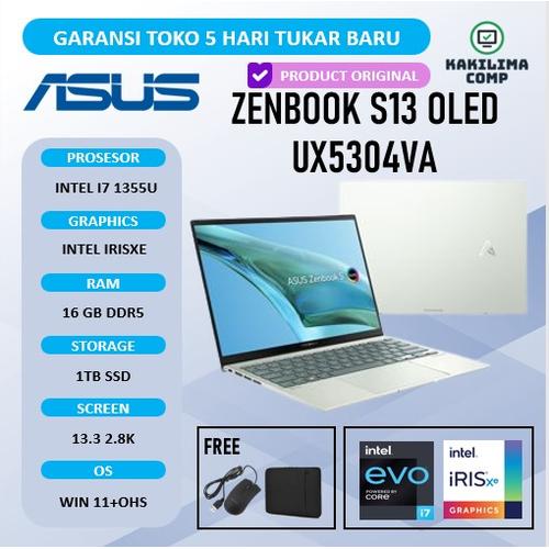 Jual Asus Zenbook S13 Oled UX5304VA Intel I7 1355U Ram 16Gb Ssd 1Tb - ACCESORIS - Kab. Tangerang ...