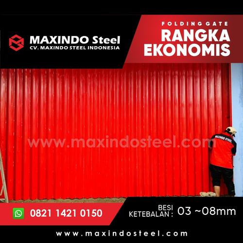 Jual Folding Gate Besi Tipe Ekonomis / Pintu Lipat Toko - Besi 03mm ...