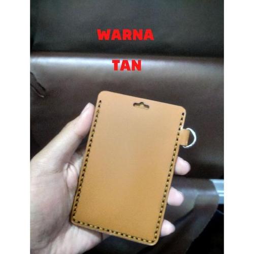 Jual NAME TAG KULIT CUSTOM id card kulit premium name tag kulit asli ...