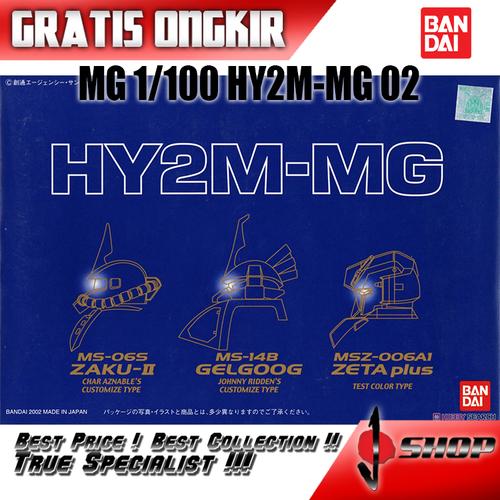 Jual MG 1/100 HY2M-MG02 (ZAKU-II CHAR,GELGOOG JOHNNY RIDDEN & ZETA PLUS ...