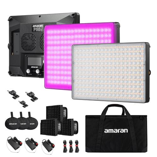 Jual amaran P60c RGB LED Light Panel (3-Light Kit) - Jakarta Pusat ...
