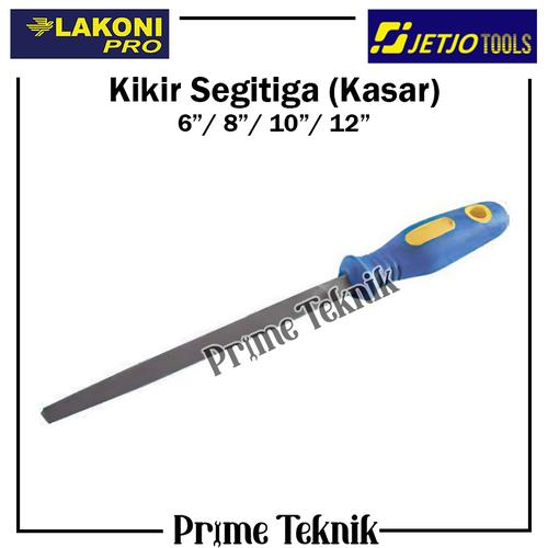 Jual Kikir Segitiga Kasar 6" 8" LAKONI JETJO Three Square Files 6 8 ...