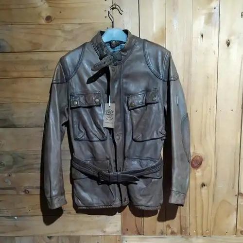 Jual BELSTAFF PANTHER 1966 BRAD PITT MOVIE DEAREST LEATHER MOTOCYCLE ...