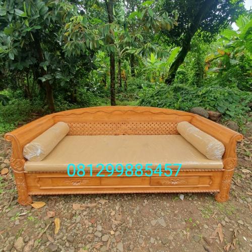 Jual kursi teras jati / bangku sofa daybed bagong risban taman bale ...