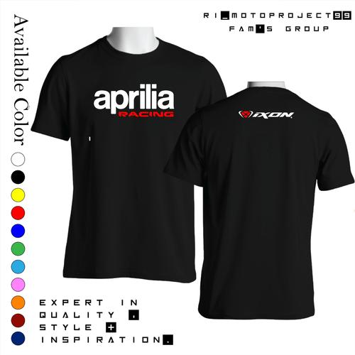 Jual Tshirt Baju Kaos Aprilia Racing Fans MotoGP Series Best Quality ...