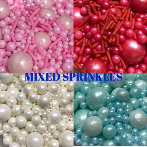 Jual MIXED SPRINKLES - SPRINKLE MIX WARNA DAN UKURAN 20 GR DAN 100 GR ...
